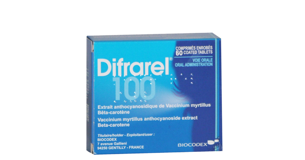 Difrarel 100 mg - 60 Comprimés - Pharmacie des Drakkars