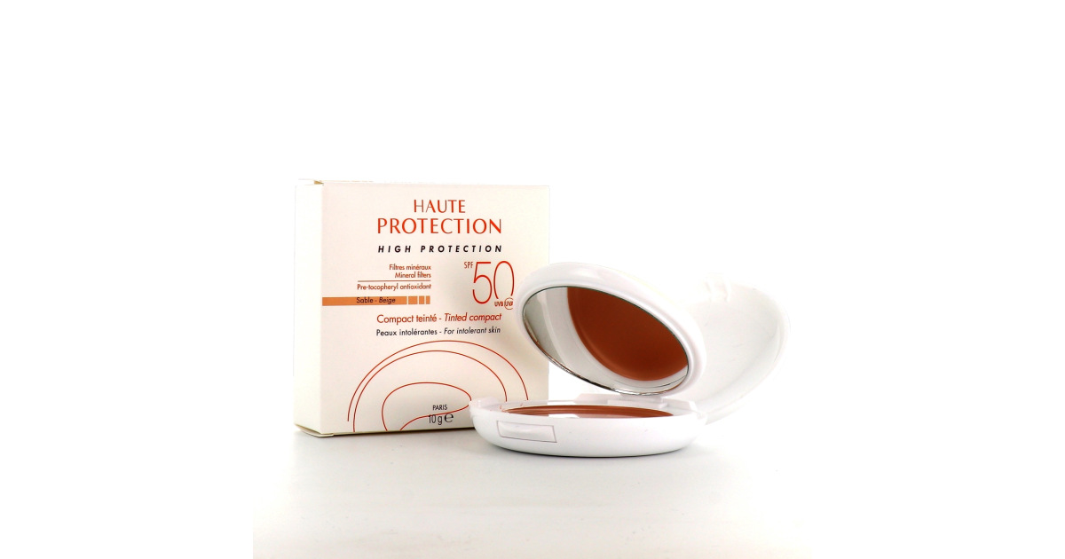Crème solaire compacte teintée haute protection SPF50+ Avène