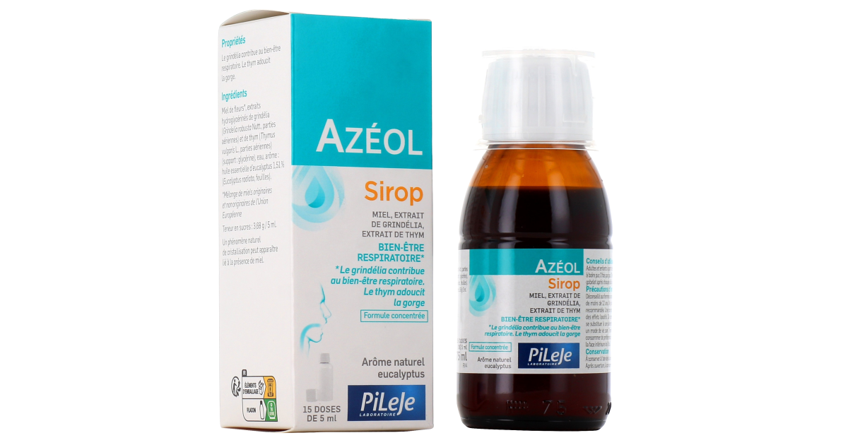 Azeol sirop naturel miel et plantes - Adoucir la gorge
