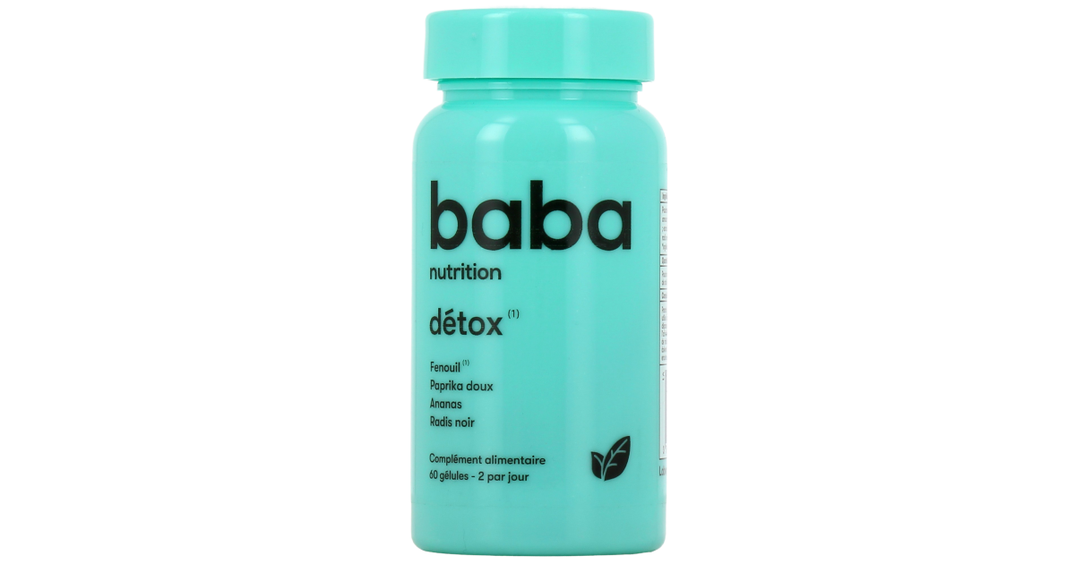 Baba Nutrition détox : complément alimentaire cure détoxifiant