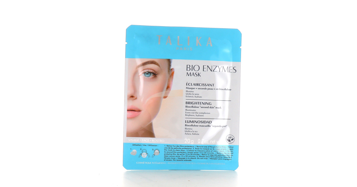 Bio Enzymes Masque Éclaircissant Seconde Peau