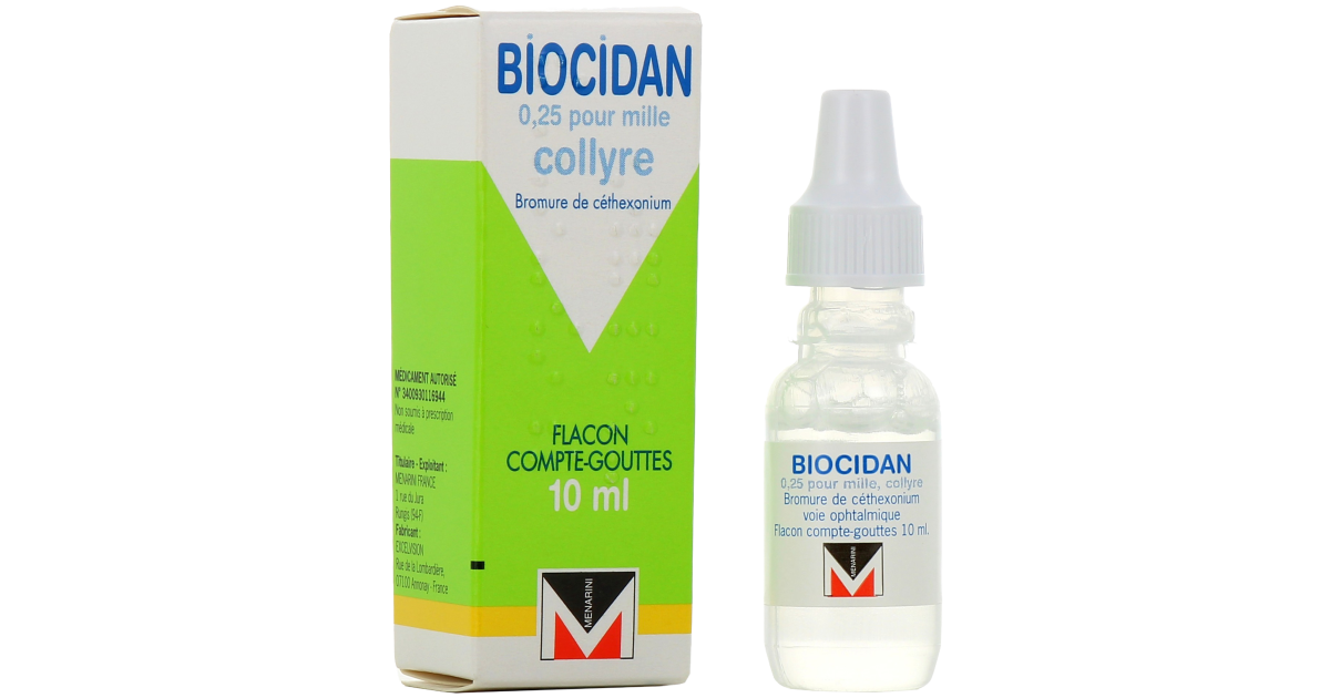 Biocidan Collyre 10 ml - Pharmacie des Drakkars