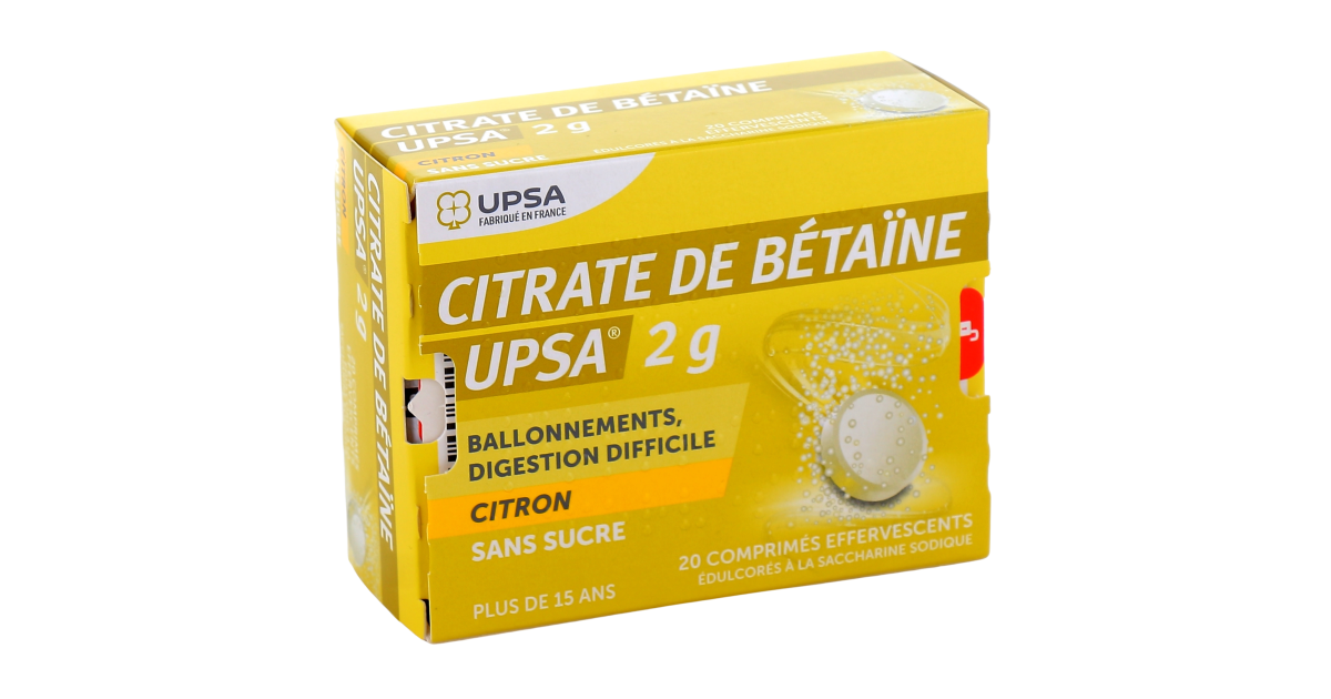 Citrate de Betaïne - Troubles digestifs