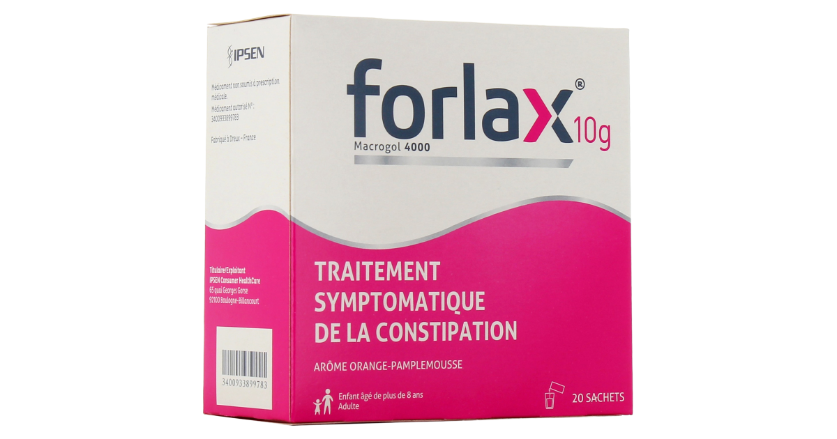 Forlax : Médicament Adulte & Enfant contre la Constipation