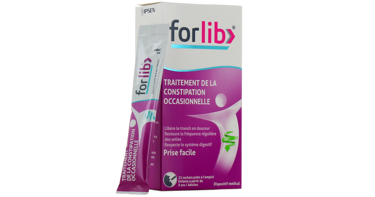 Forlib Constipation Occasionnelle - Adultes et Enfants de 8 ans et