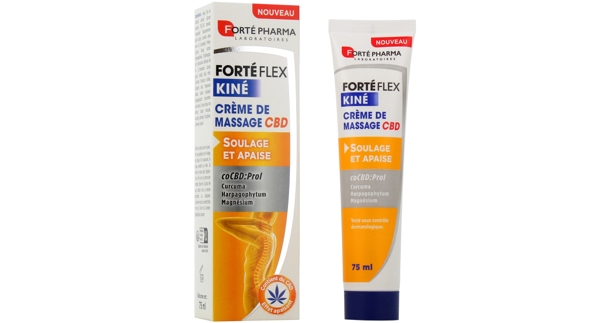 Forté Flex Kiné crème de massage CBD - Muscles et articulations