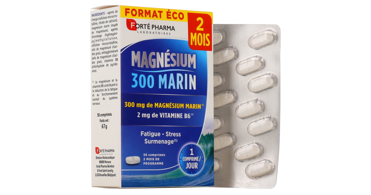 Forté Pharma Magné 300 Marin - Fatigue, Stress