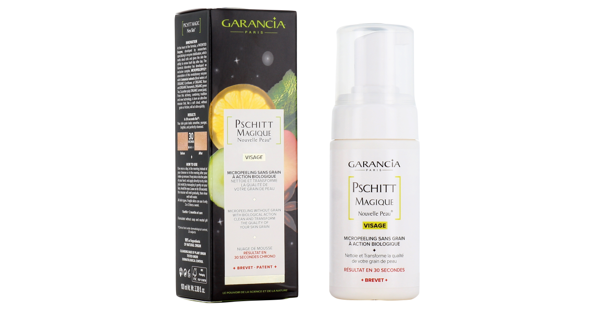Pschitt Magique Garancia : micro peeling, gommage enzymatique visage