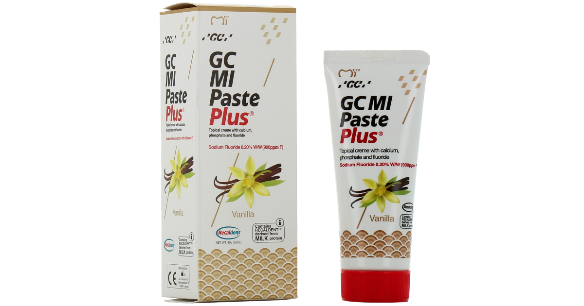 GC Mi Paste Plus : pâte dentaire - Erosion des dents, bouche sèche