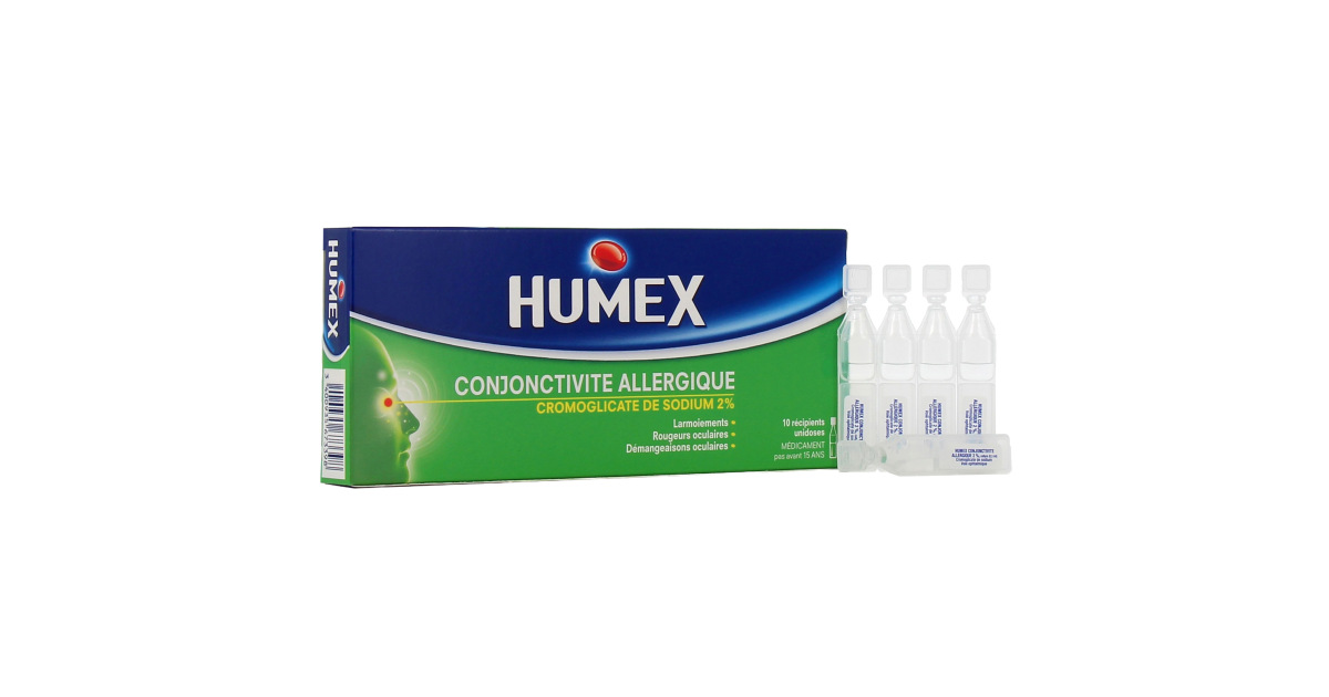 Humex Conjonctivite Allergique - Collyre antihistaminique