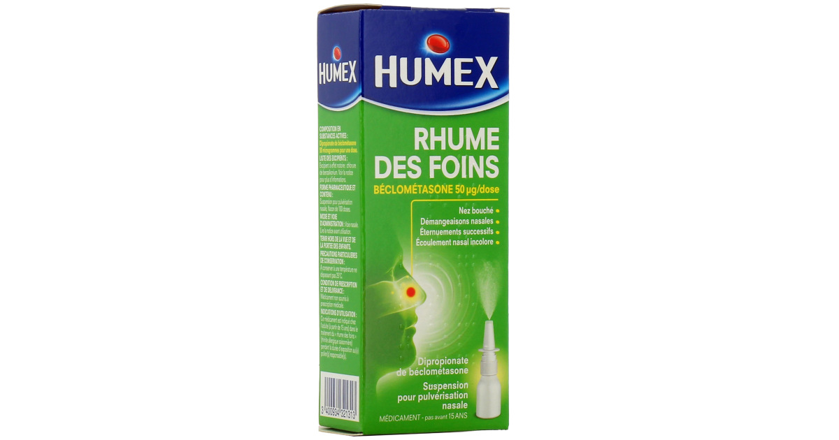Humex Rhume des foins - Pharmacie des Drakkars