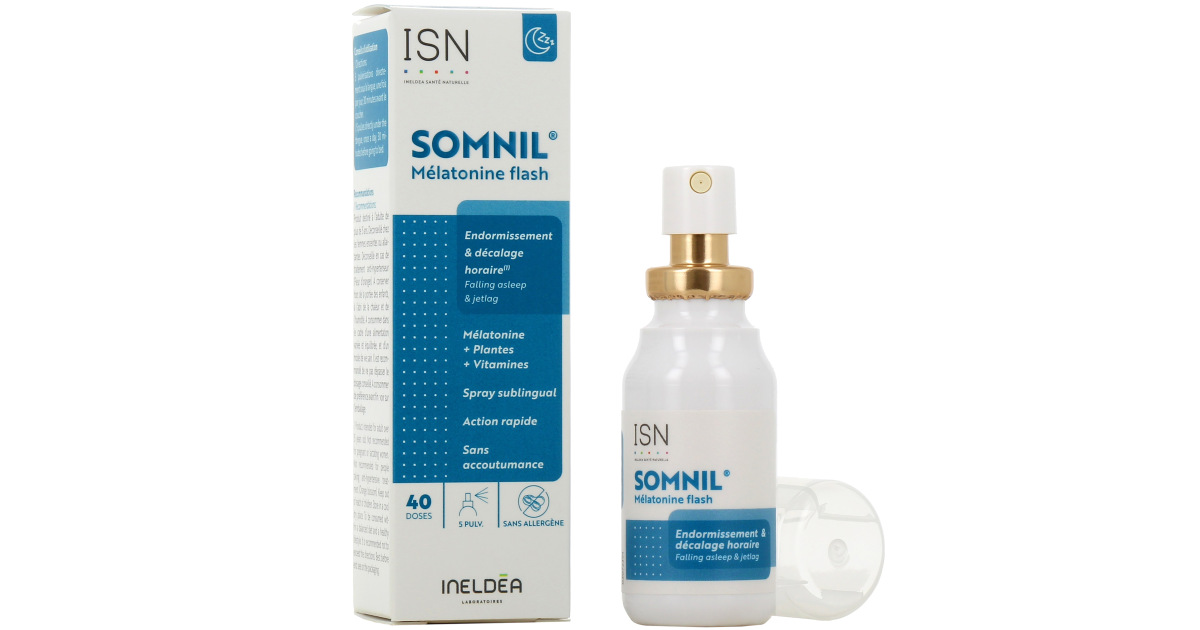 Ineldea Somnil Melatonine Flash - Complément alimentaire sommeil