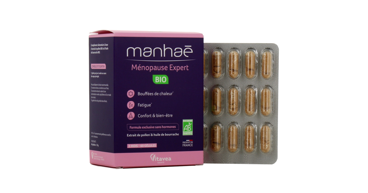 Manhaé Ménopause expert bio - Bouffées de chaleur, fatigue