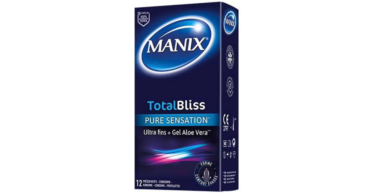 Manix TotalBliss Pure Sensation 12 Préservatifs