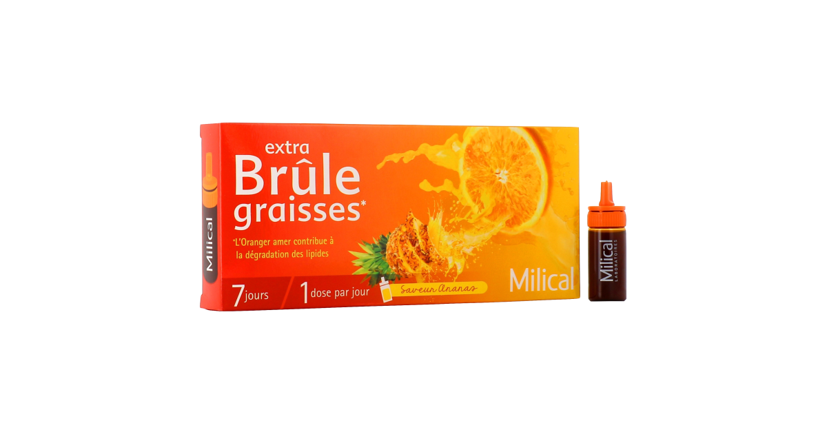 Milical Extra Ananas brûle graisses - Complément alimentaire minceur