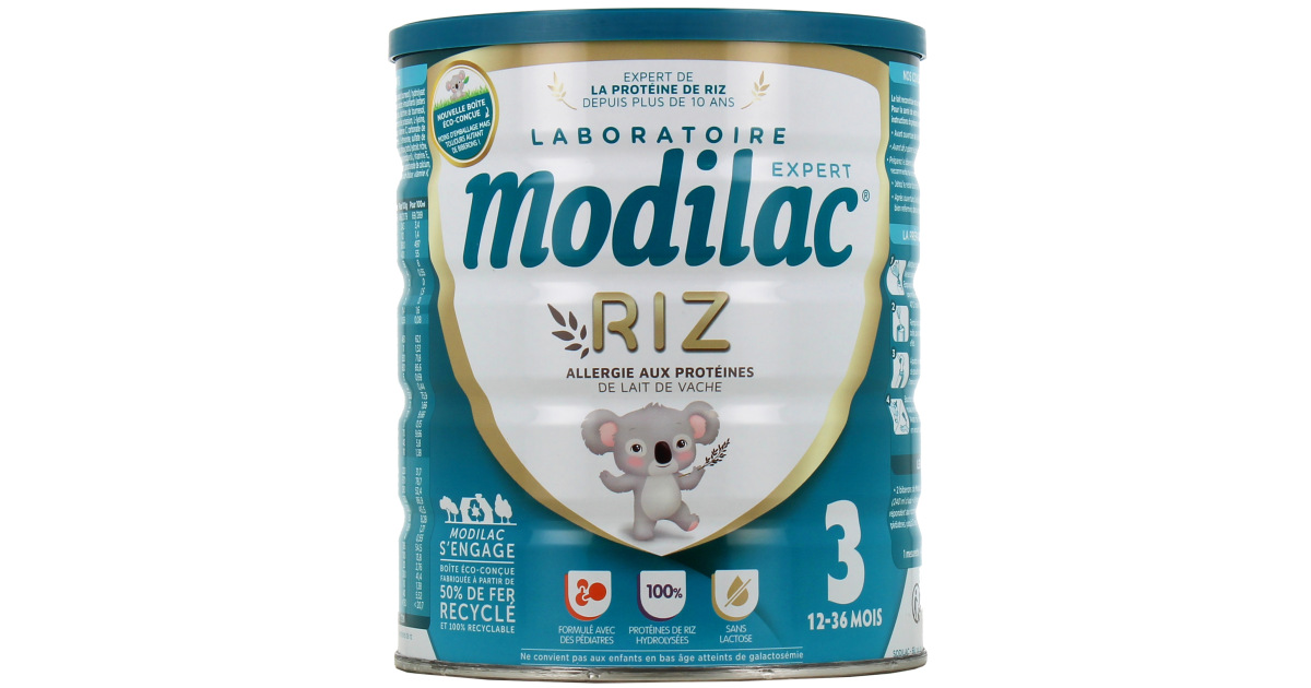 Modilac Expert Riz 3 Lait 3ème âge