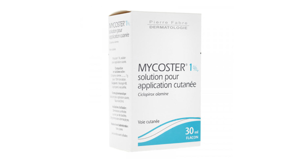 Mycoster 1% Solution pour Application cutanée