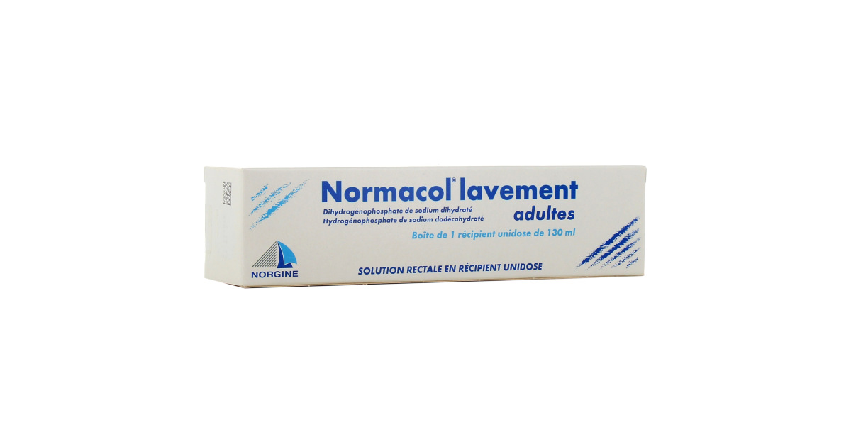 Normacol Lavement Solution Rectale en récipient unidose - Adulte ou Enfant