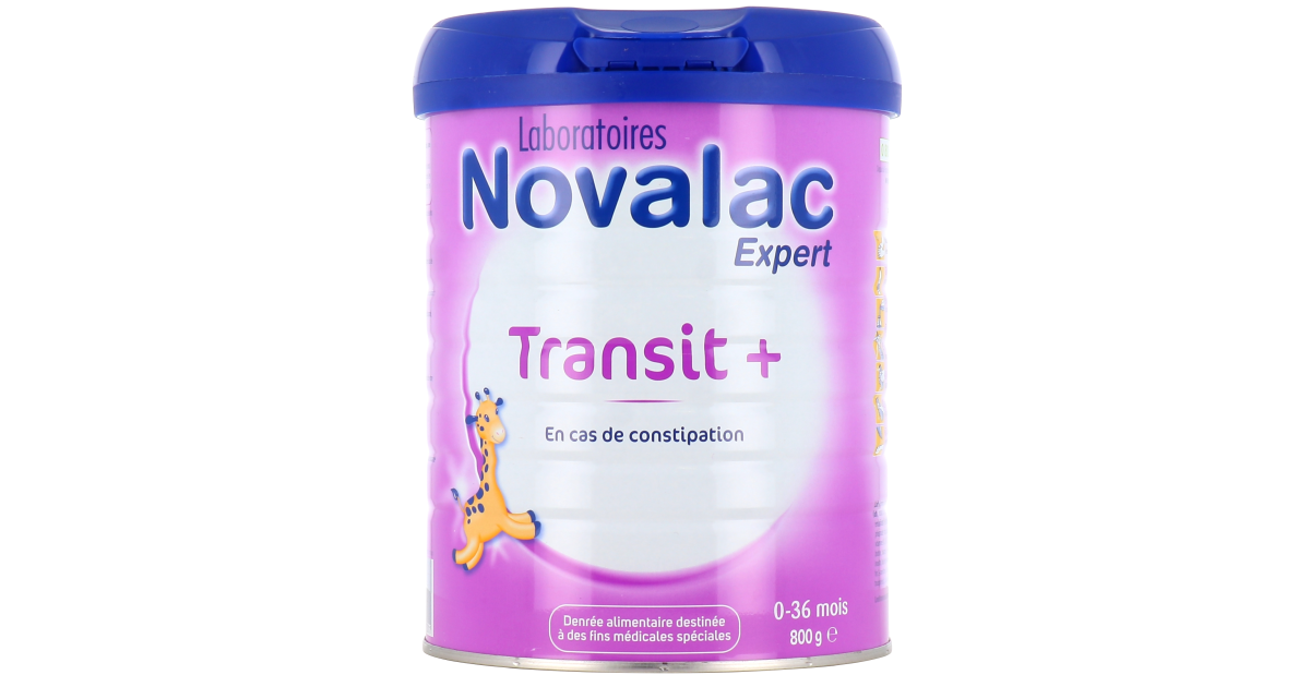 Novalac Transit+ lait anti constipation - Bébé 0 à 36 mois