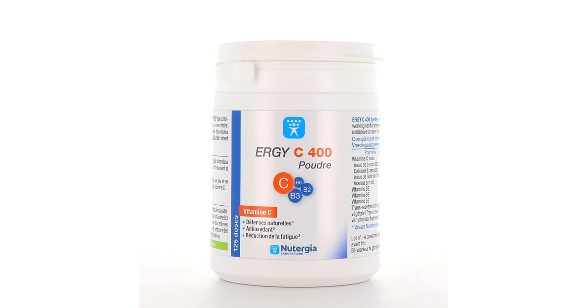 Nutergia Ergy C 400 poudre - Défenses Naturelles, Fatigue
