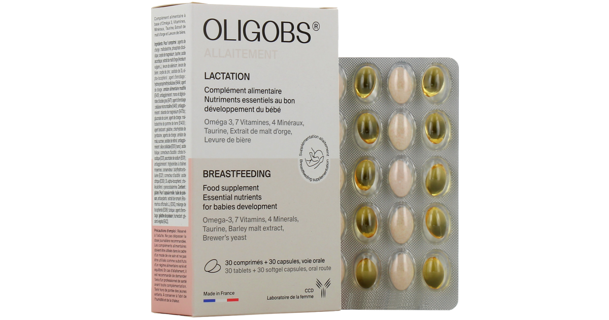 Oligobs Allaitement - Omega 3 - Complément alimentaire pour allaiter