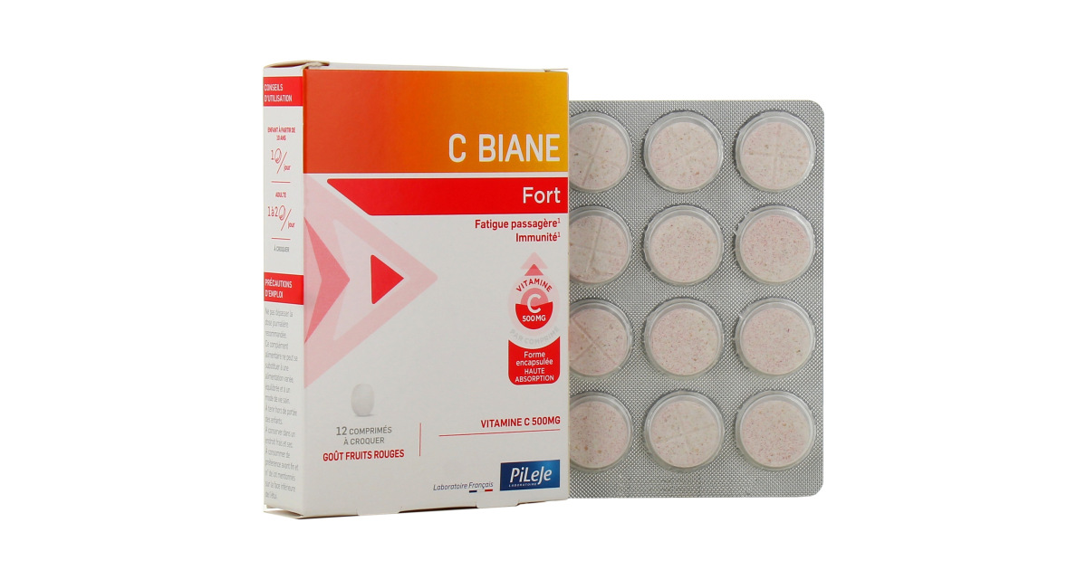 Pileje C Biane Fort : vitamine C encapsulée concentrée
