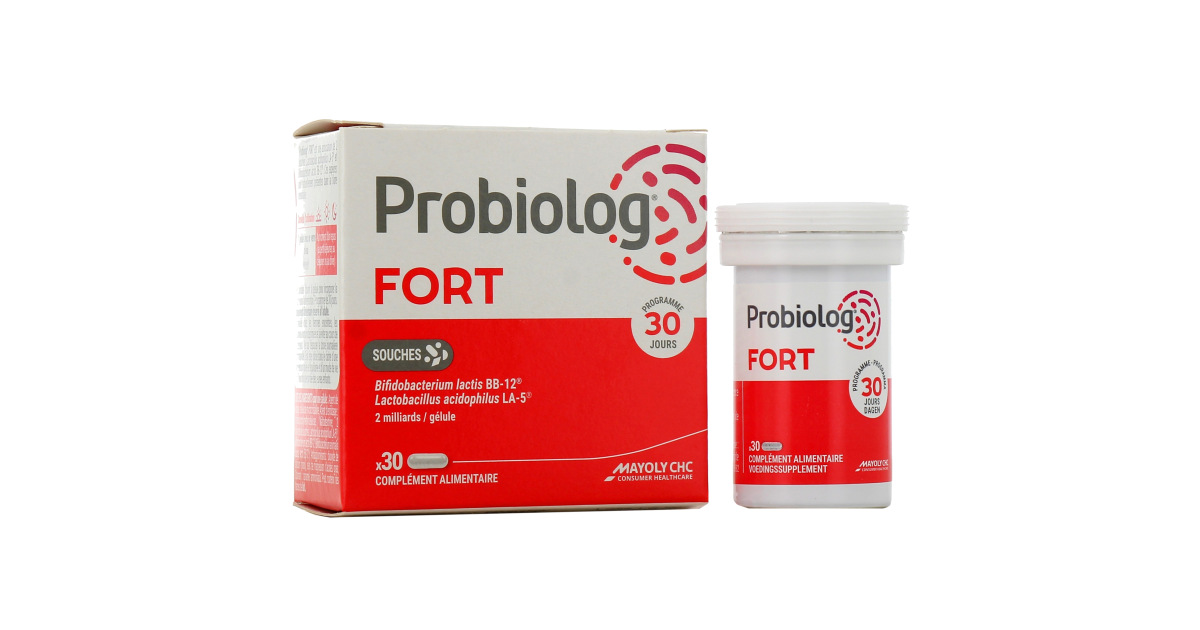 Probiolog Fort gélules - Probiotiques - Pharmacie des Drakkars