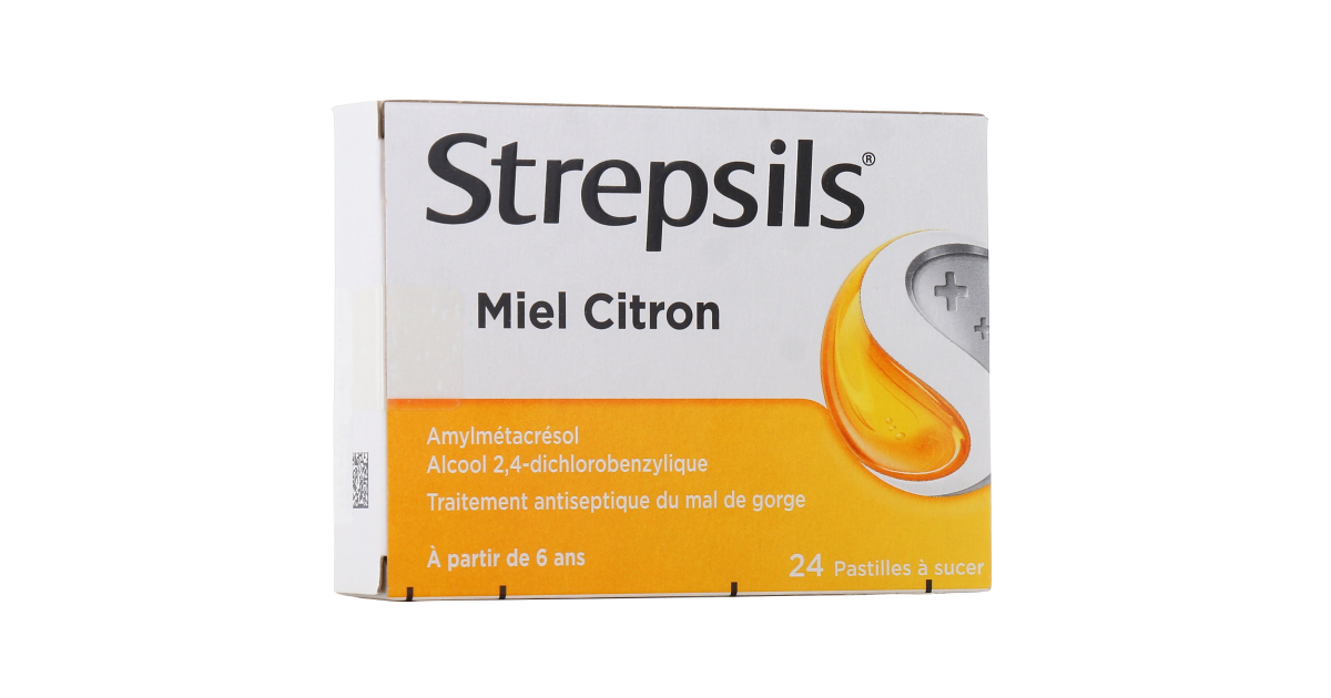 Strepsils pastilles miel citron - Pharmacie des Drakkars