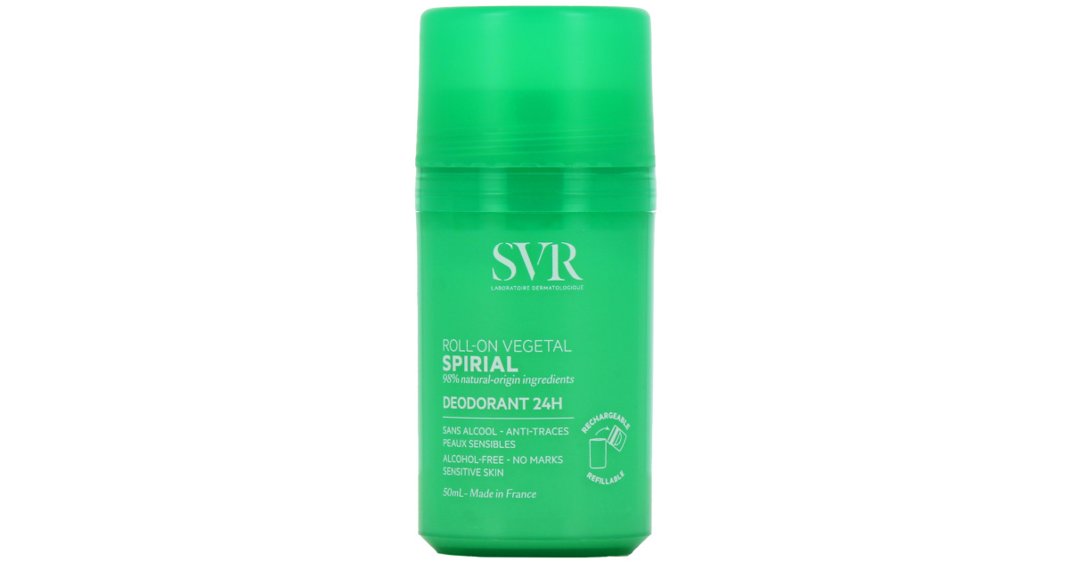 SVR Spirial Végétal déodorant roll on efficacité 24h
