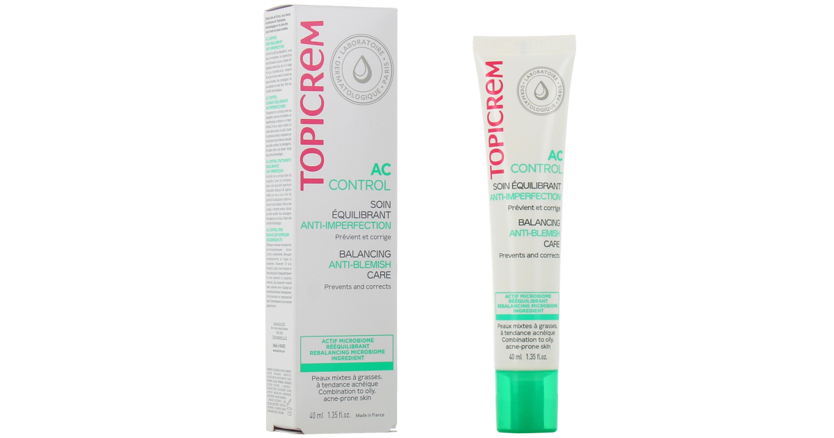 Topicrem AC Control soin équilibrant - Peau mixte à grasse, acnéique