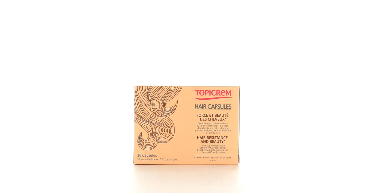 Topicrem Hair Capsules : force et beauté des cheveux