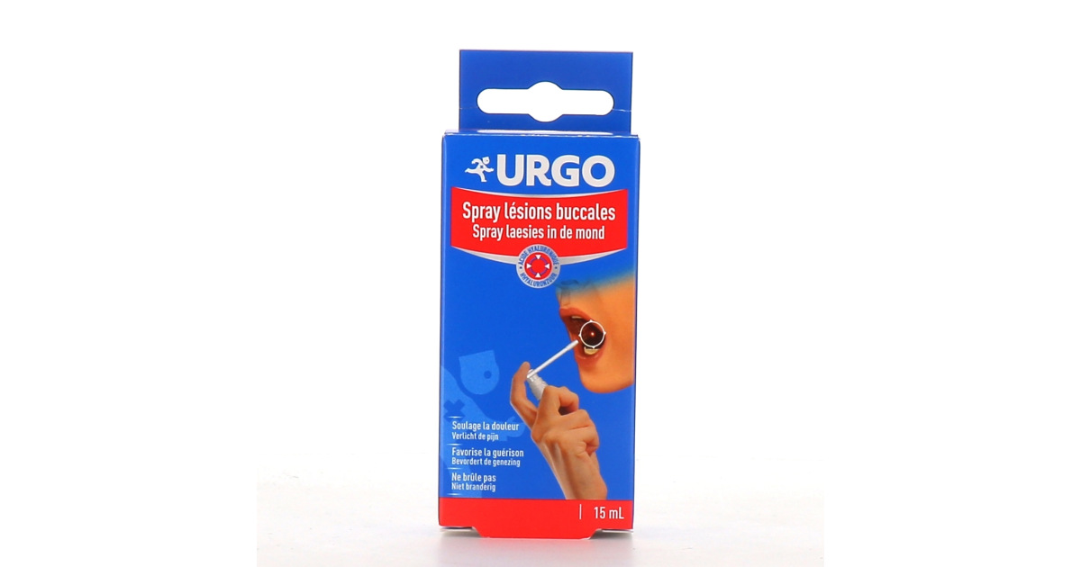 Urgo spray pour plaie buccale, aphte : soulage la douleur