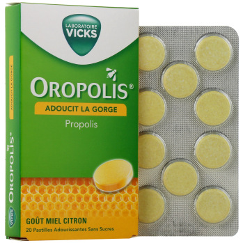 Oropolis Pastilles Propolis : remede mal de gorge