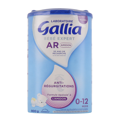 Gallia AR Amidon lait anti régurgitations - Formule épaissie