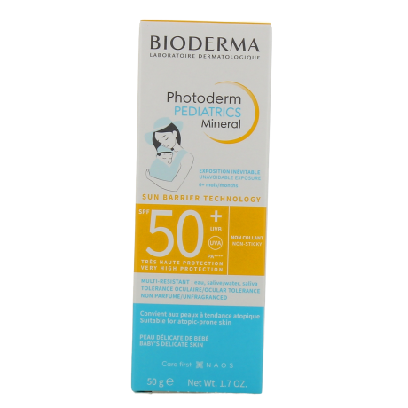 Photoderm Pediatrics Mineral SPF50+ Bioderma - Crème solaire bébé
