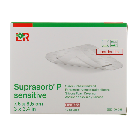 Suprasorb P Sensitive Pansements Hydrocellulaires siliconés