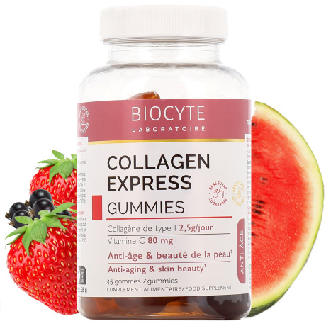 Biocyte Gummies Collagen Express - Anti âge, beauté de la peau