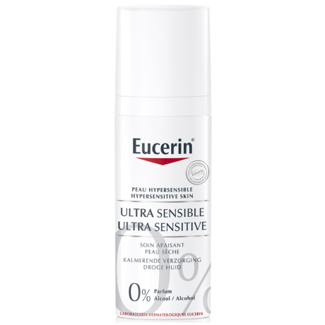 Crème de jour et de nuit apaisante peau sèche Eucerin UltraSensible