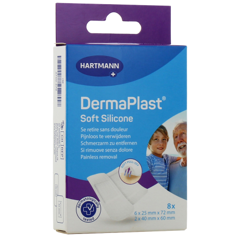 Hartmann Dermaplast pansement soft silicone - Peau sensible
