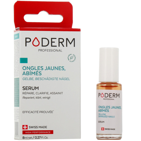 Poderm Sérum ongles jaunes, tachés et abîmés