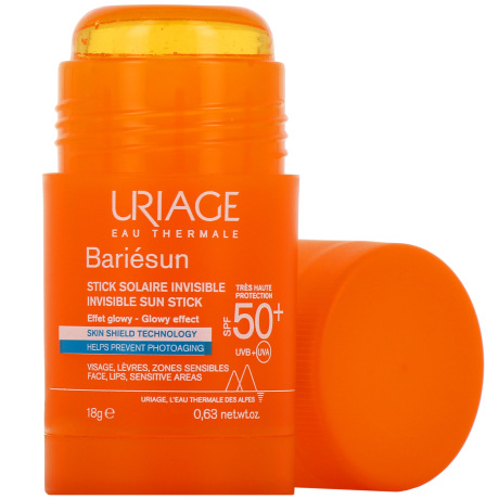Stick solaire SPF 50+ Uriage Bariesun - Zones sensibles