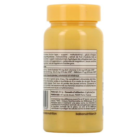 Baba Nutrition beauté de la peau - Complément alimentaire