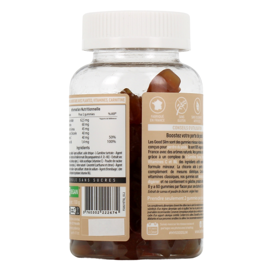 Lashile Good Slim gummies minceur - Perte de poids - Kilos en trop