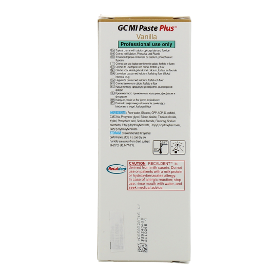 GC Mi Paste Plus : pâte dentaire - Erosion des dents, bouche sèche