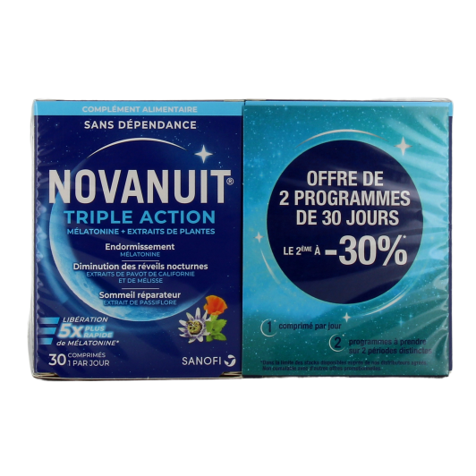 Novanuit Triple Action - Sommeil de qualité