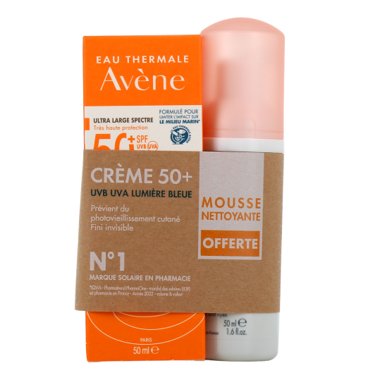 Crème solaire visage SPF50+ Avène - Peau sèche et sensible
