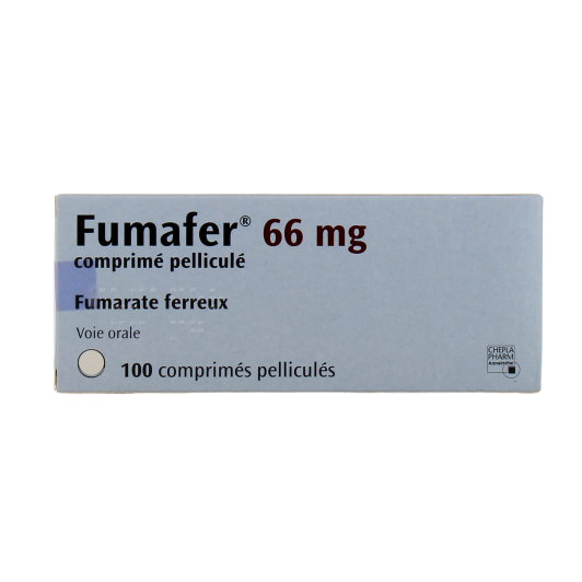 Fumafer 66 mg - 100 comprimés - Pharmacie des Drakkars