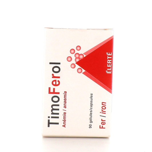 Timoferol gélules - Anémie, carence en fer - Pharmacie des Drakkars