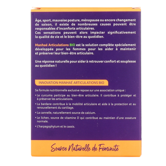 Manhae Articulations bio : mobilité et confort articulaire