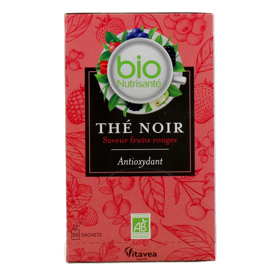 Nutrisanté thé noir antioxydant bio saveur fruits rouges